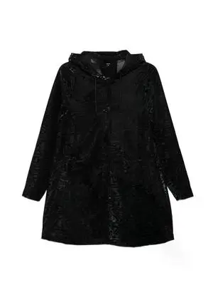 Rains A-line Long-sleeve Hooded Jacket