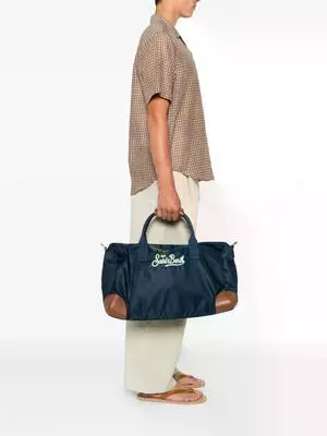 MC2 SAINT BARTH Daily Logo-embroidered Holdall - Blue
