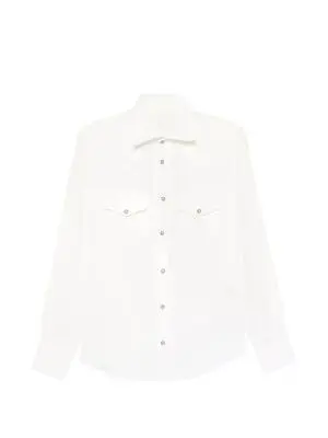 Eleventy Western-style Flap-pocket Shirt