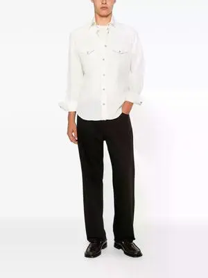 Eleventy Western-style Flap-pocket Shirt