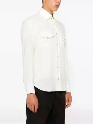Eleventy Western-style Flap-pocket Shirt