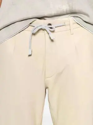 Eleventy Drawstring Waist Pleated Trousers