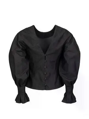 CATALINA Chiara Puff-sleeve Blouse