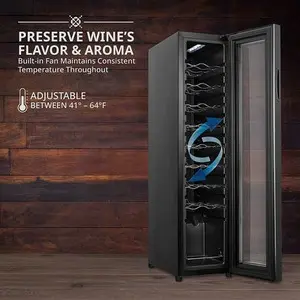 IVATION 18 Bottle Compressor Wine Refrigerator