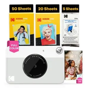 KODAK Kodak Instant Camera And Photo Paper Bundle Grey