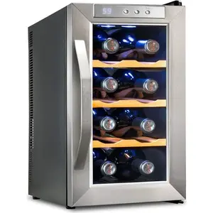 IVATION 8 Bottle Thermoelectric Wine Cooler - Silver
