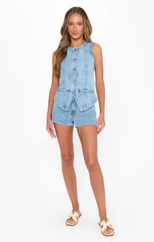 Show Me Your Mumu Pacifica Denim Shorts