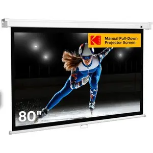 KODAK 80 Manual Pull Down Projector Screen