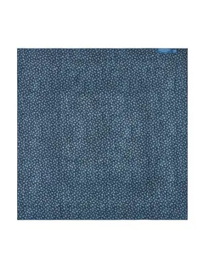 Robert Talbott Harmon Reversible Silk Neckerchief - Navy