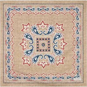 Robert Talbott Harmon Reversible Silk Neckerchief - Tan