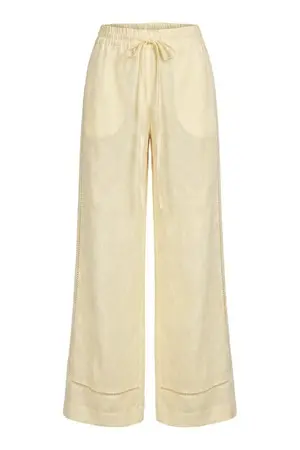 NICHOLAS Erica Linen Wide Leg Pant