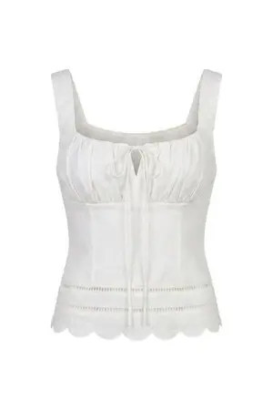NICHOLAS Ebba Top - Ivory