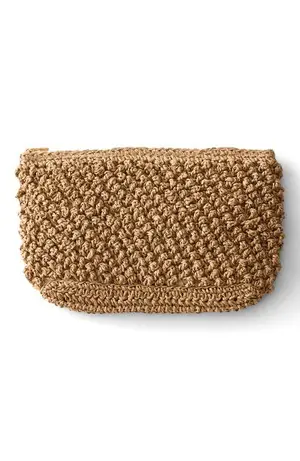 HAVEN WELL WITHIN Knotted Straw Pouch