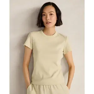 HAVEN WELL WITHIN Organic Cotton Short Sleeve Tee - Celery Leaf