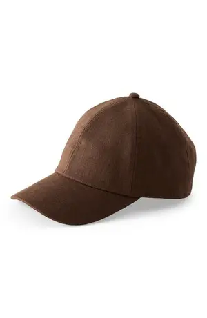 HAVEN WELL WITHIN Linen Baseball Cap - Brown