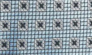 Zegna Geometric Silk Jacquard Neck Tie