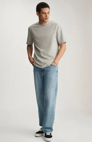 MAVI Mélange Crewneck T-shirt - Grey Melange