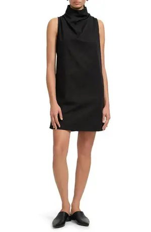 MARCELLA Minna Poplin Mini Dress - Black