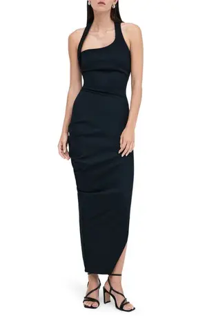 MARCELLA Gallery Asymmetric Ponte Gown