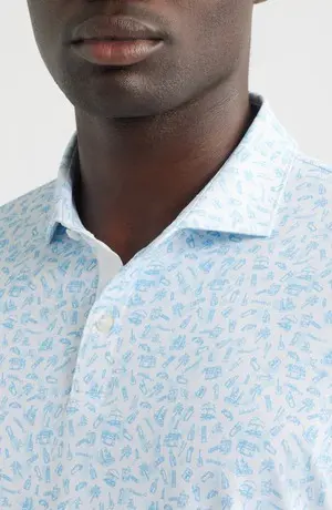 Johnnie-o Cabo Breaks Performabnce Jersey Polo