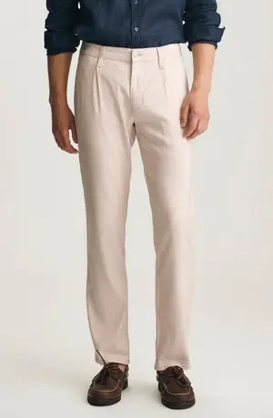 MAVI Pleated Linen Blend Trousers