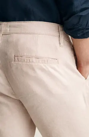 MAVI Pleated Linen Blend Trousers