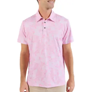 Kenny Flowers The 19th Hole Golf Shirt - Pink