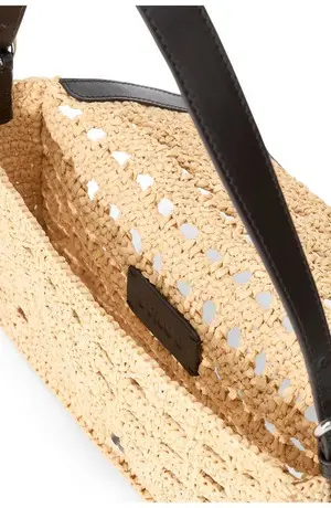 Staud Harlow Raffia Shoulder Bag
