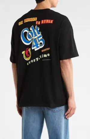 Brixton Colt 45 Everytime Oversized Graphic Cotton T-shirt