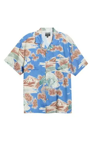 Brixton Rainier X Print Camp Shirt