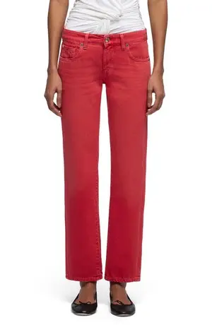 7 For All Mankind Low Rise Ankle Cigarette Jeans