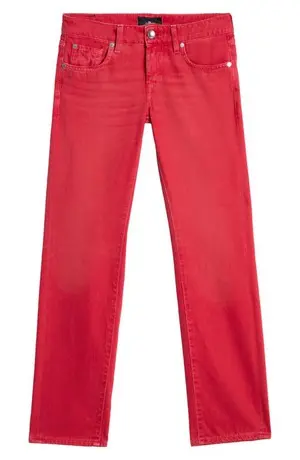 7 For All Mankind Low Rise Ankle Cigarette Jeans