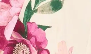 TAHARI ASL Floral Print One-button Blazer