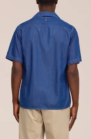 Nn07 Julio 5765 Denim Camp Shirt