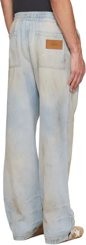 Amiri Distressed Denim Drawstring Trousers