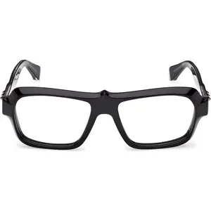 CHRISTIAN LOUBOUTIN 55mm Rectangular Optical Eyeglasses - Black