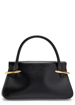 Givenchy Pinch Mini Leather Top Handle Bag - Black