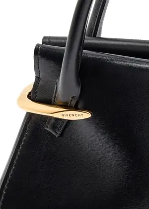 Givenchy Pinch Mini Leather Top Handle Bag - Black