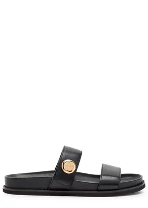 Tory Burch Leather Slip-On Sandals