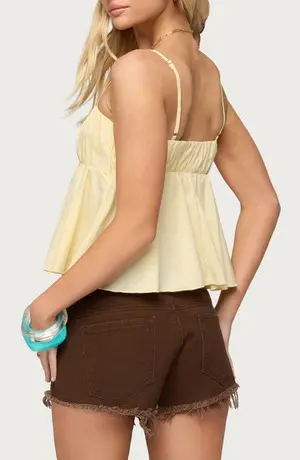 EDIKTED Ruched Babydoll Camisole