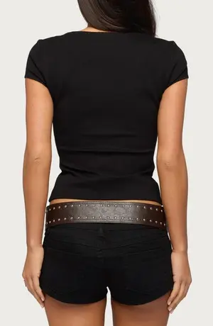 EDIKTED Whitley Hook Detail Top
