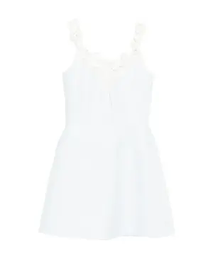 SHUSHU/TONG Ruffled V-neck Mini Dress