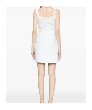 SHUSHU/TONG Ruffled V-neck Mini Dress