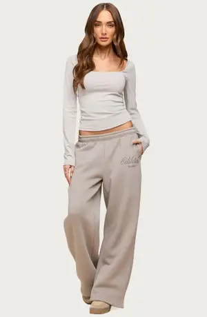 EDIKTED Hayden Long Sleeve Top
