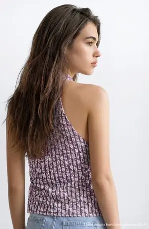 Mango Tie-dye Wrap Top