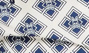 Psycho Bunny Tobias Geo Print Swim Trunks