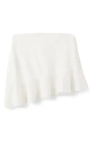 Mango Asymmetrical Ruffled Miniskirt