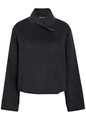 Emporio Armani Wool And Cashmere-blend Jacket