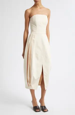 ISRAELLA KOBLA Senita Strapless Midi Dress