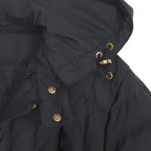 Moncler Menthelong Vertical-quilted Hooded Down Jacket